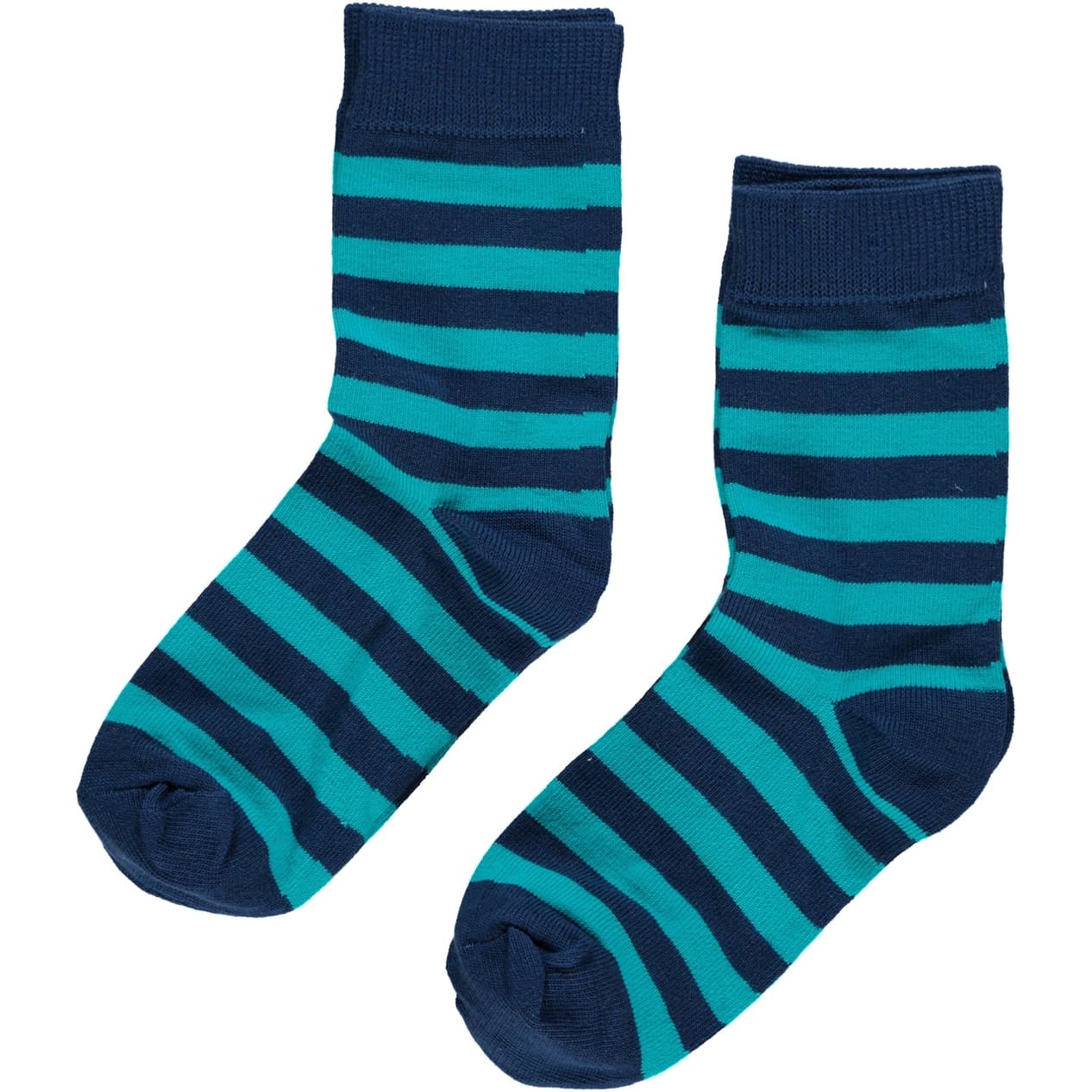 Maxomorra organic cotton stripy socks for children - 2 pairs | Uni and Jack