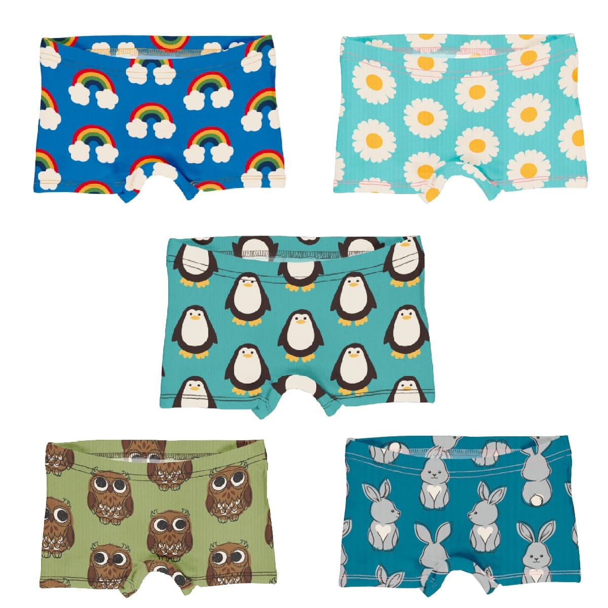 Ethical and organic childrens briefs boxers by Maxomorra